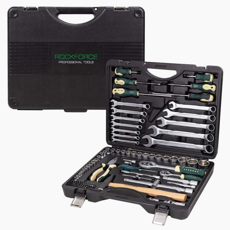 ГЕДОРЕ 1/2", 1/4" 110 ЧАСТИ ROCKFORCE - Tools Depo