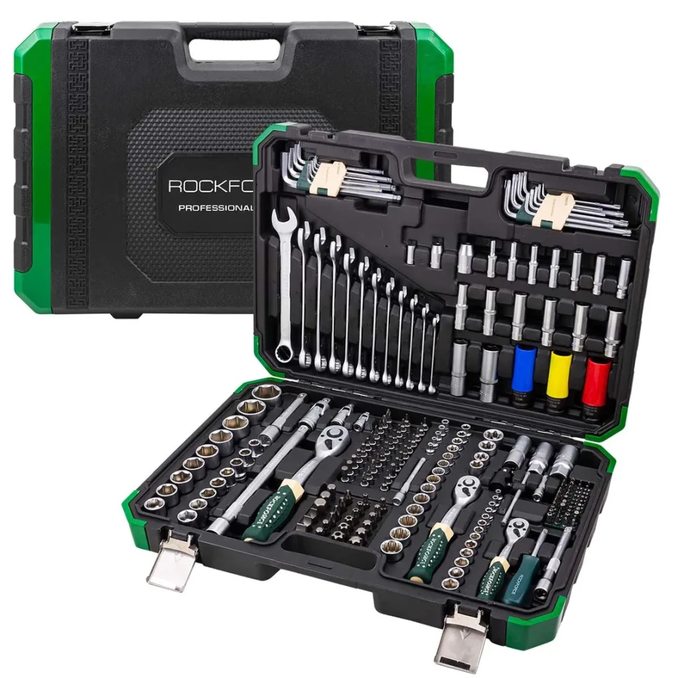 ГЕДОРЕ 222 ЧАСТИ 1/4", 3/8", 1/2" ROCKFORCE - Tools Depo